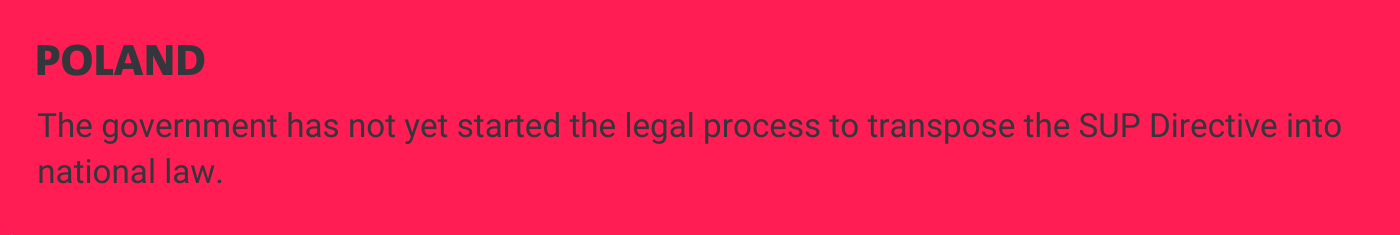Midway assessment of EU countries transposition of SUP Directive ...
