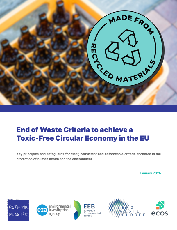 End of Waste Criteria to achieve a Toxic-Free Circular Economy in the ...